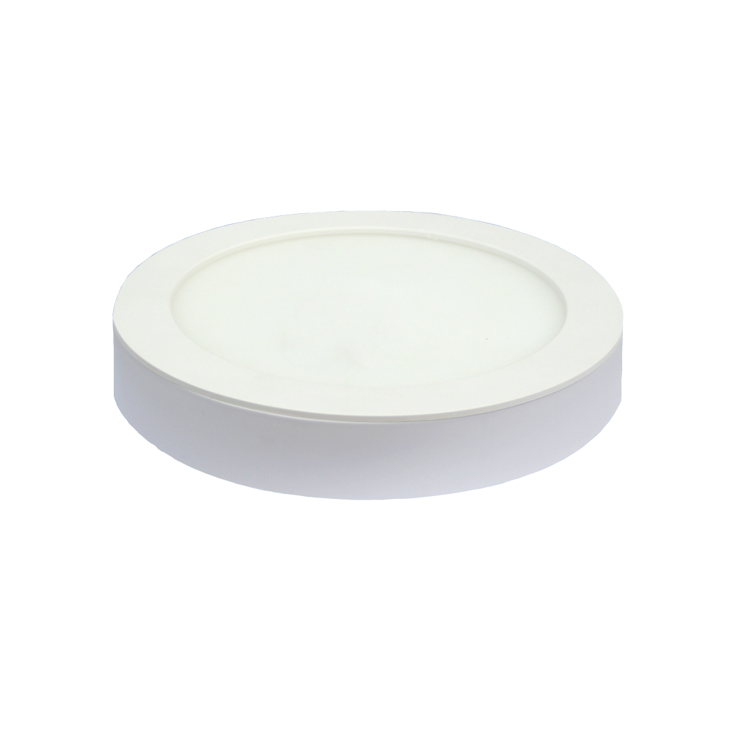PANEL LED ADOSADO REDONDO LUZ BLANCA 18W