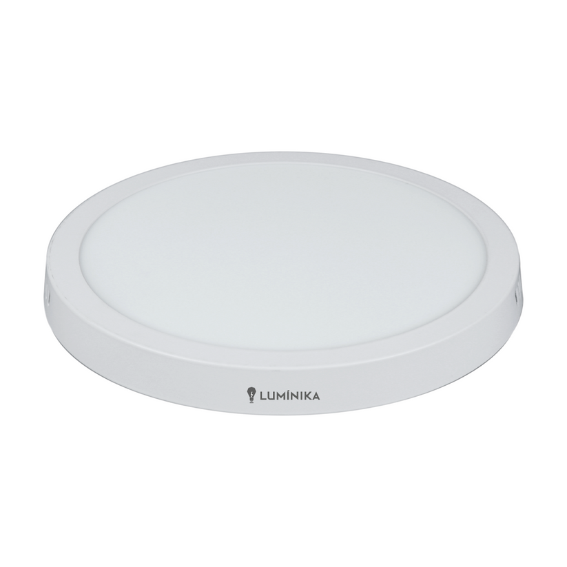 PANEL LED REDONDO ADOSADO ALUMINIO 18W 3000°K