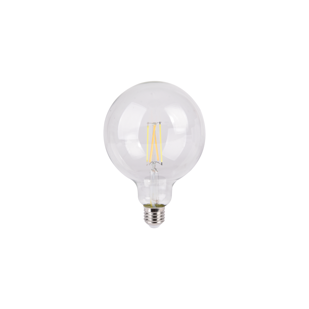 FOCO LED / G80 FILAMENTO / BASE E27 / 10W CLEAR 30°K LUZ AMARILLA