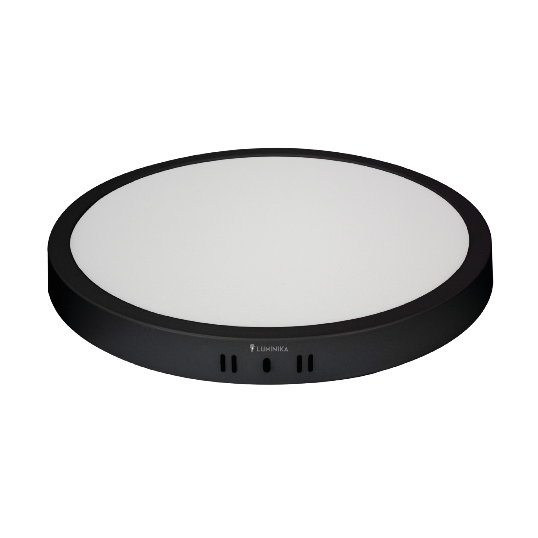 PANEL NEGRO LED 24W, 30°K LUZ AMARILLO