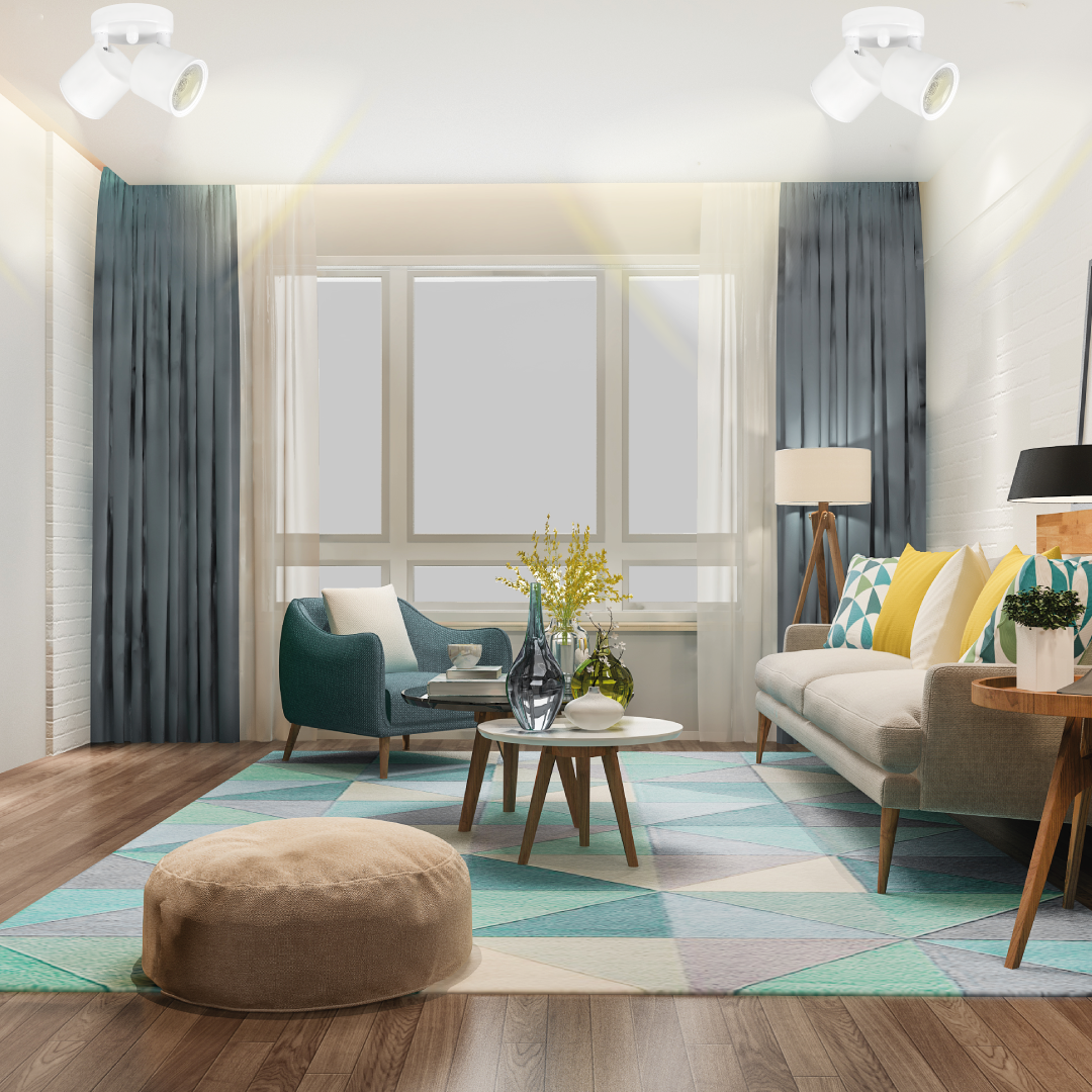 SPOT LED ADOSADO BLANCO LUZ AMARILLA 14W